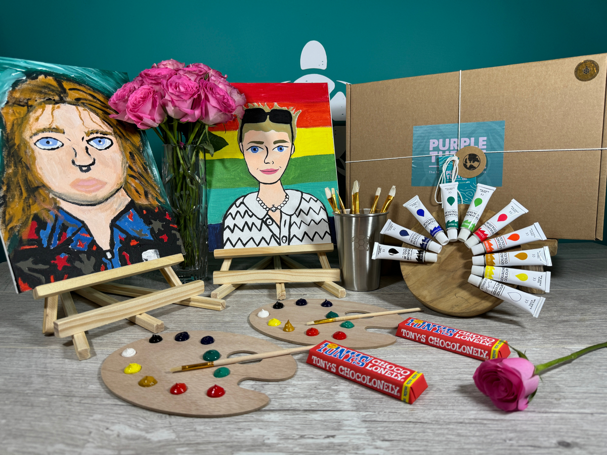 Paint My Partner Date Night Gift Set – Purple Turtle Co